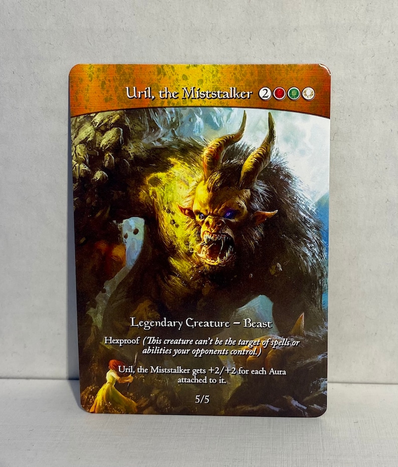 Uril, the Miststalker (custom Card Alternate Full Art) - Etsy