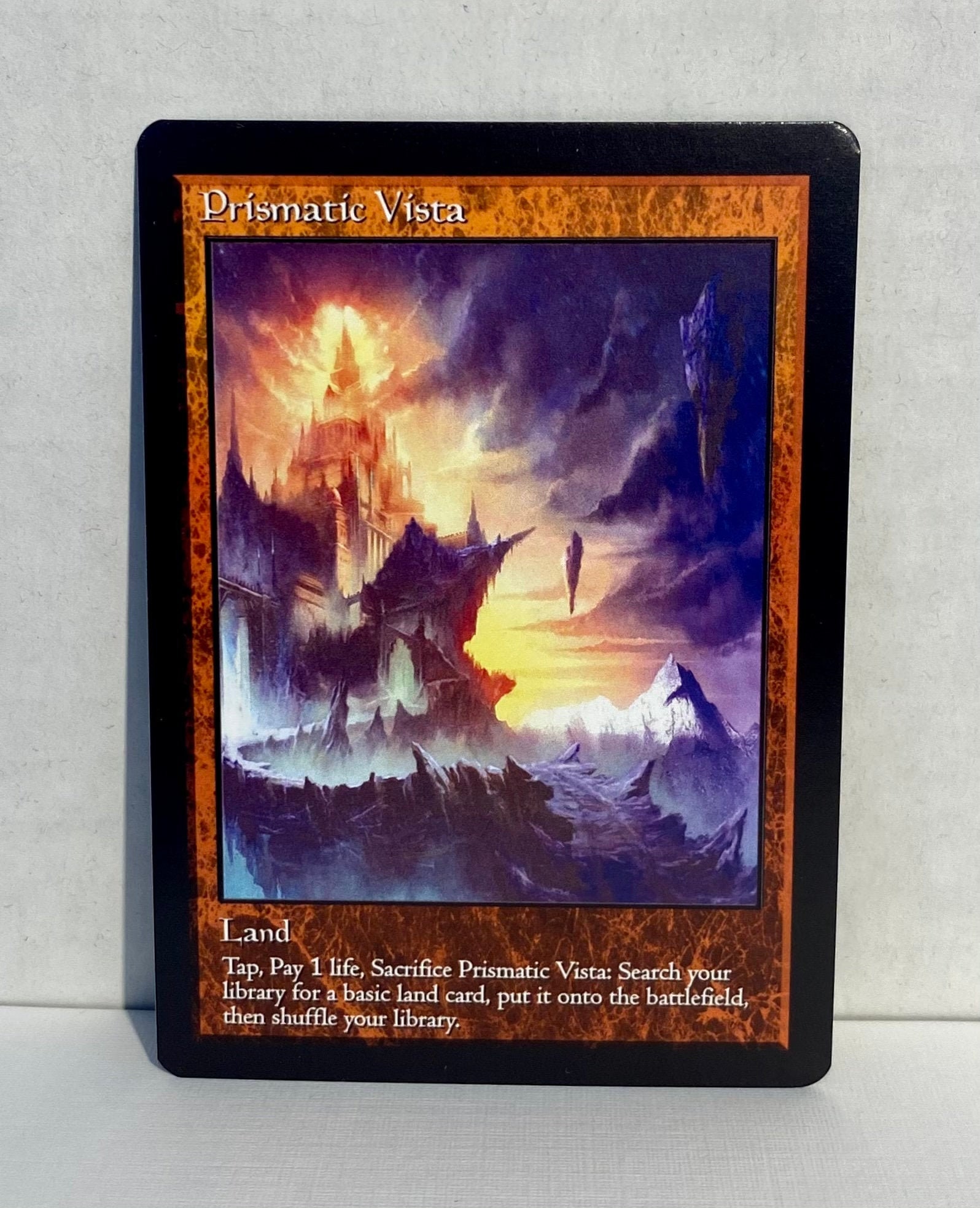 Prismatic Vista Custom Card Alternate Art | Etsy
