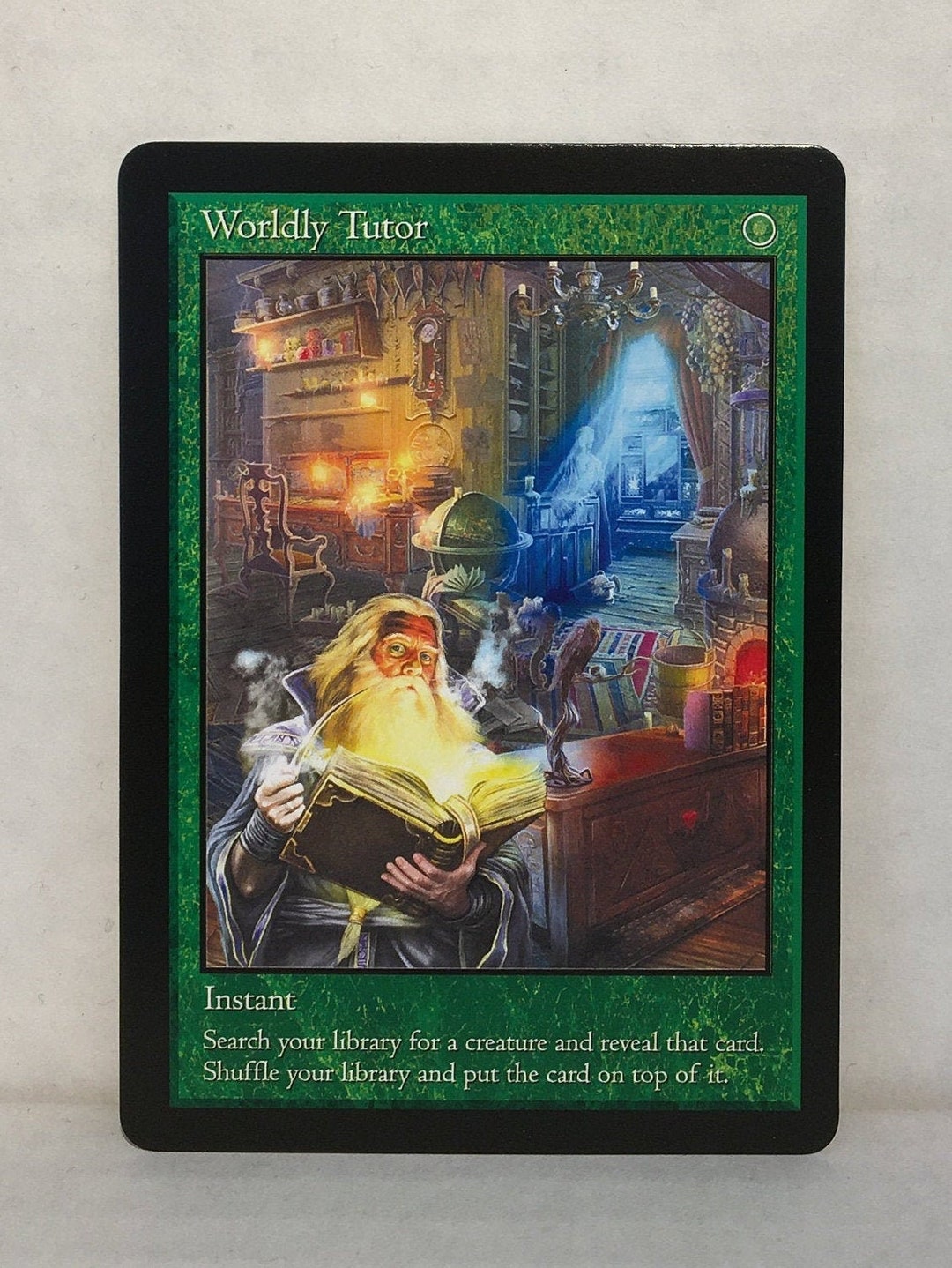 Worldly Tutor (custom Card Alternate Art) - Etsy