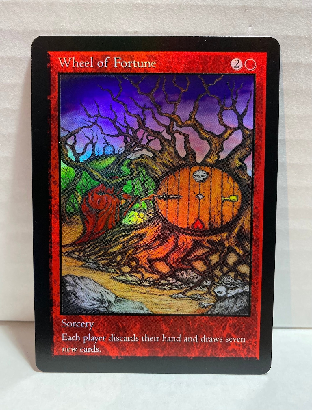 FOIL Wheel of Fortune (custom Card Alternate Art) - Etsy