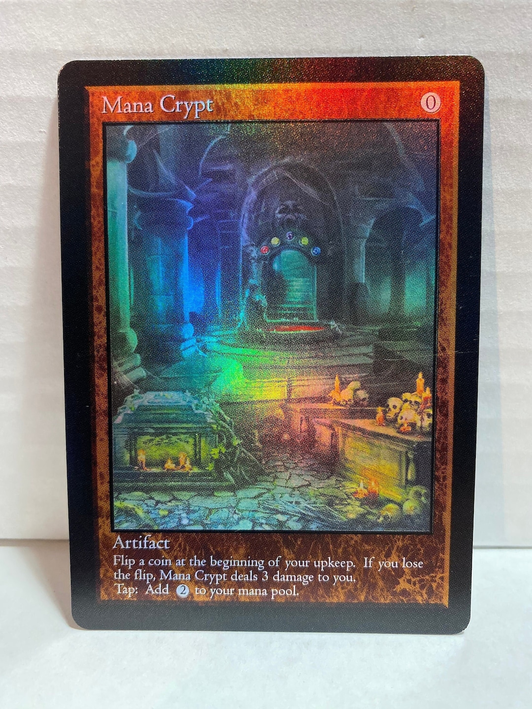FOIL Mana Crypt (custom Card Alternate Art) - Etsy