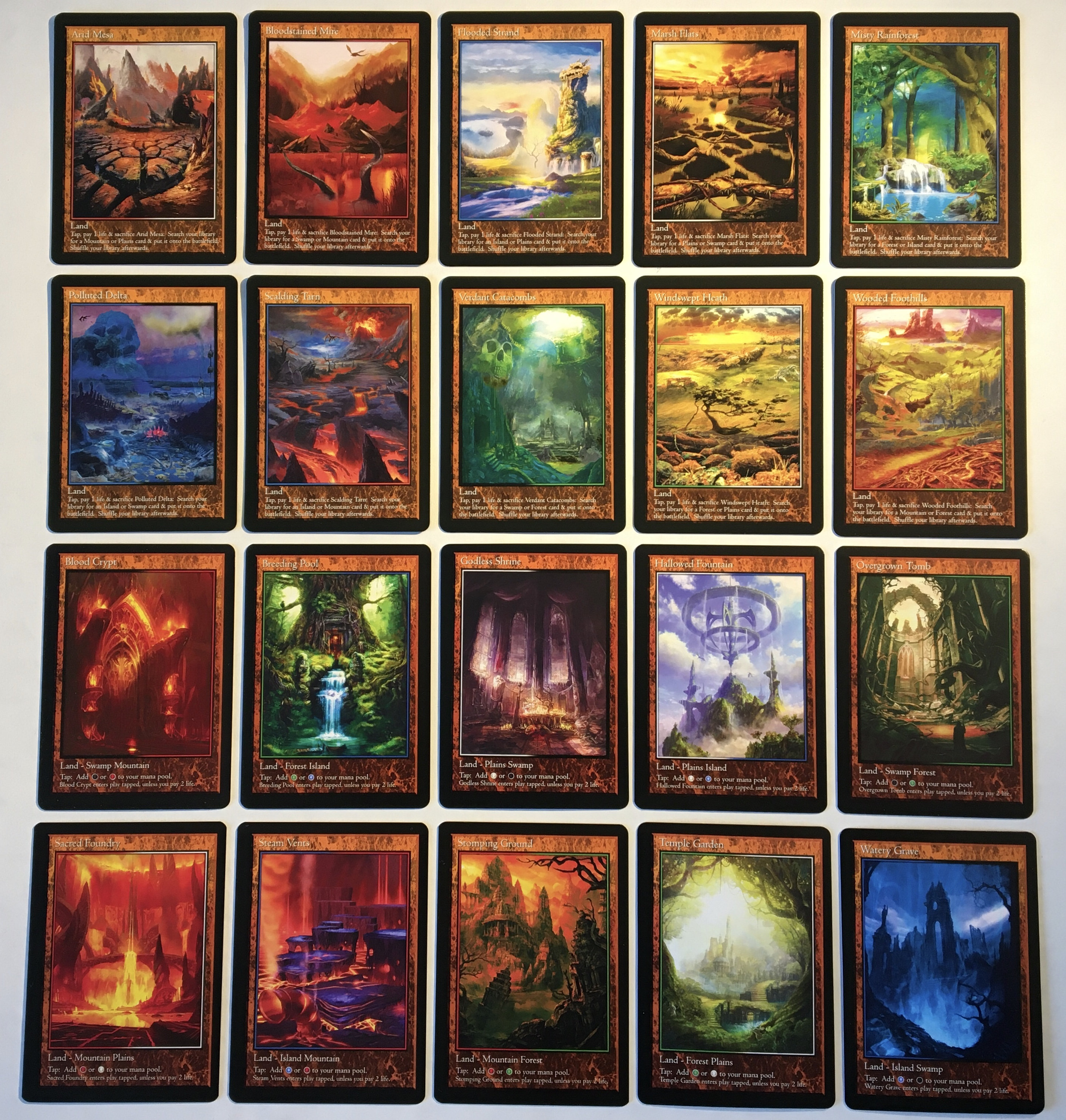 FULL COLLECTION 240 Black Bordered Cards Custom Alt. Art: - Etsy