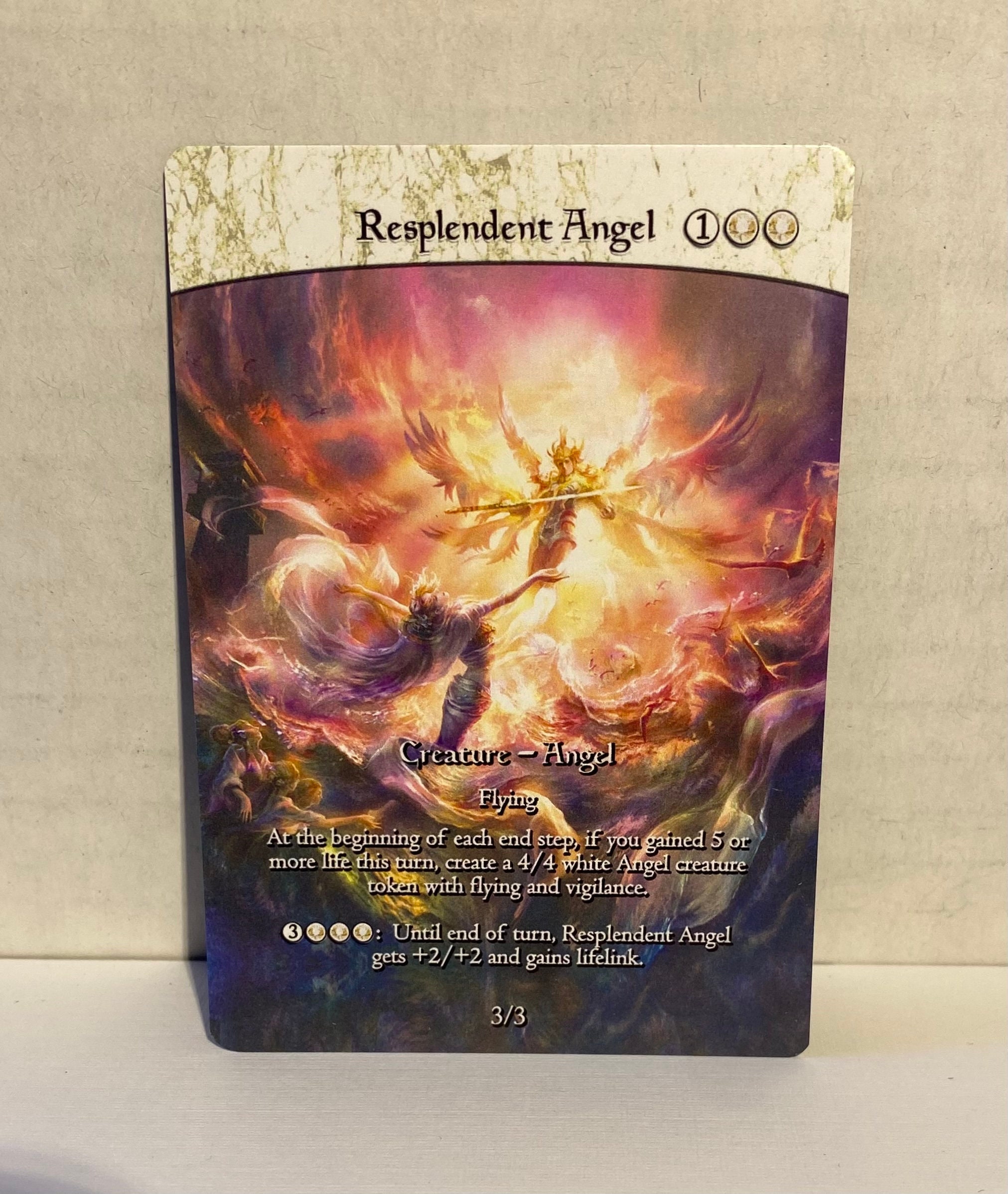 Resplendent Angel custom Card Alternate Full Art - Etsy