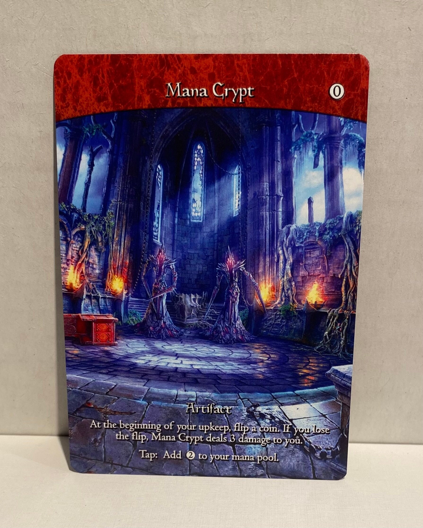 Mana Crypt custom Card Alternate Full Art | Etsy