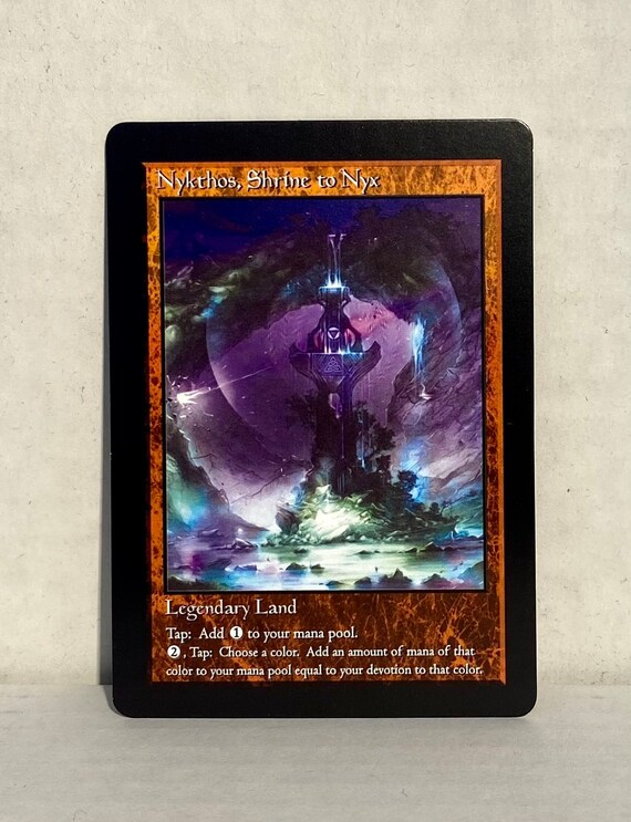 Nykthos Shrine to Nyx custom Card Alternate Art | Etsy