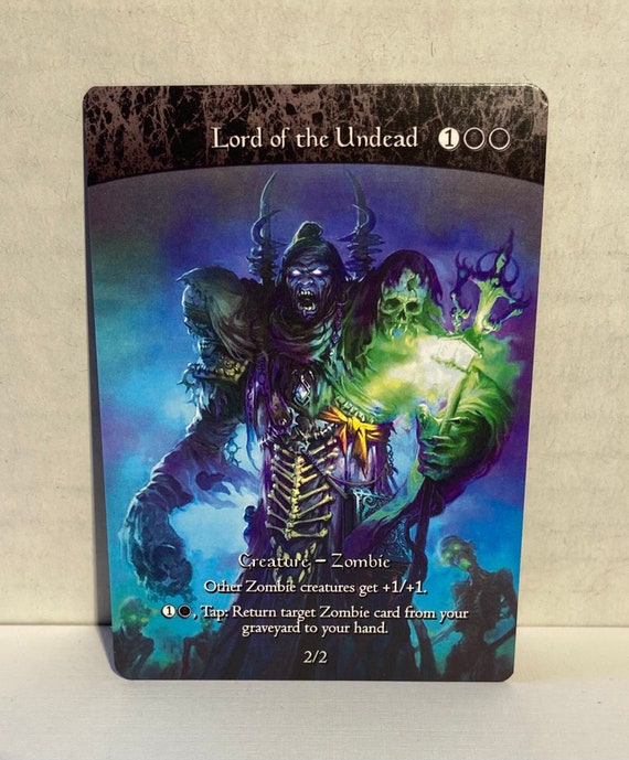 Lord of the Undead custom Card Alternate Full Art - Etsy