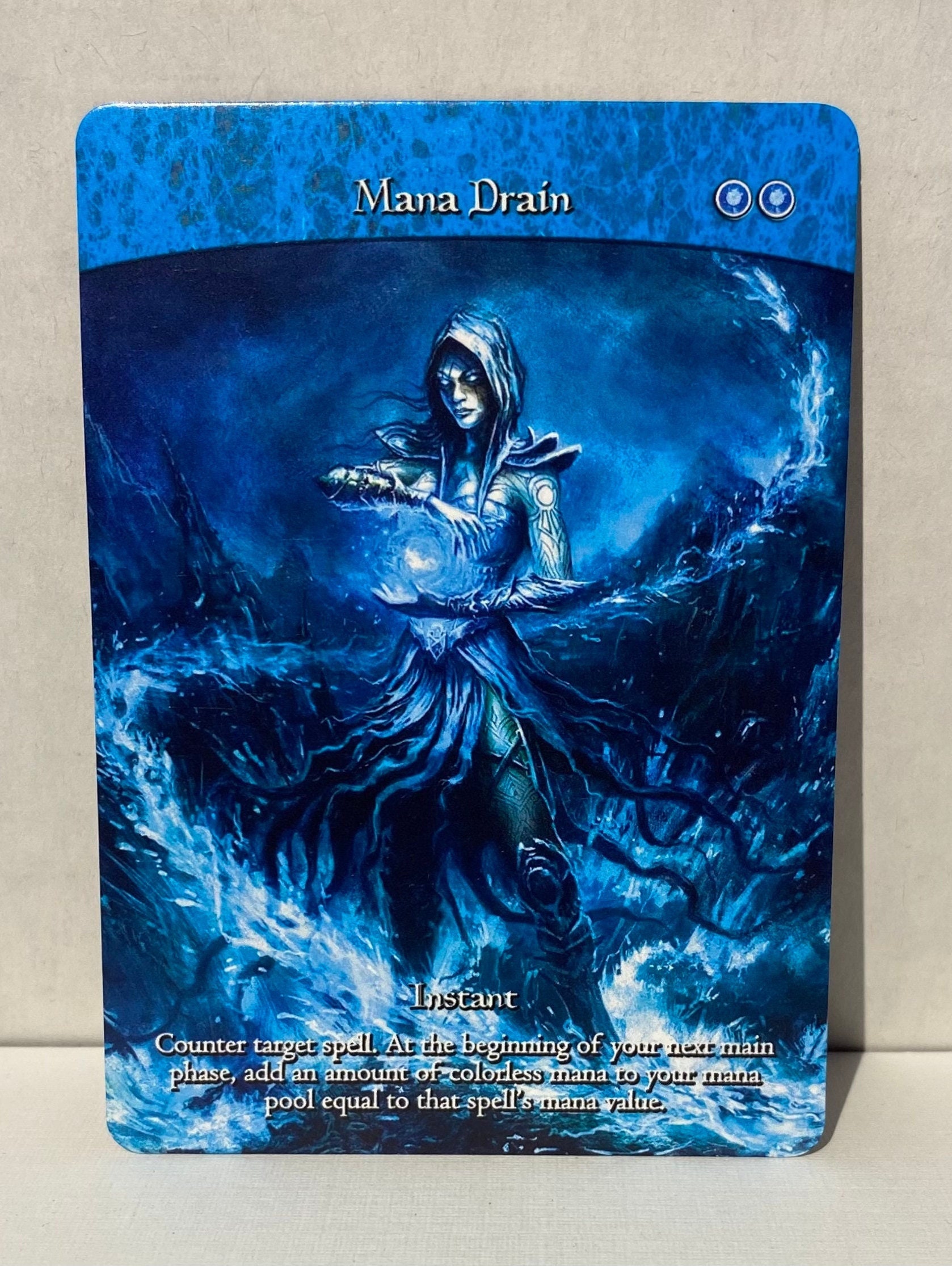 Mana Drain 6 custom Card Alternate Full Art - Etsy