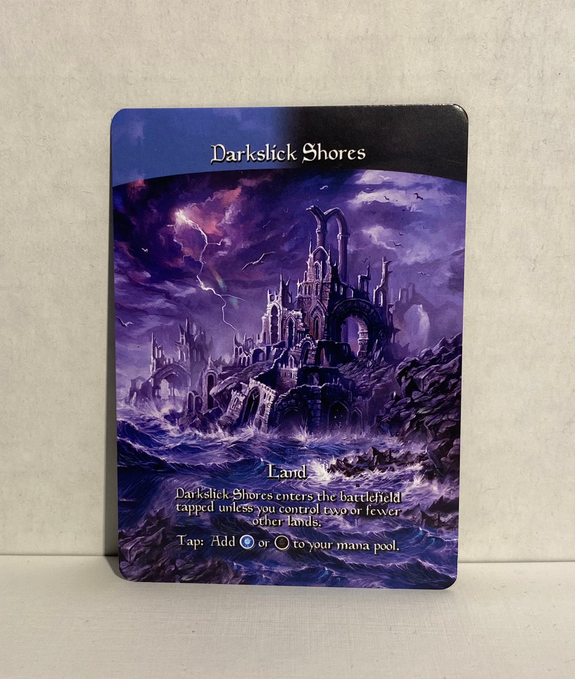 Set of 10 Full Art Fast Lands custom Cards Alternate Art | Etsy