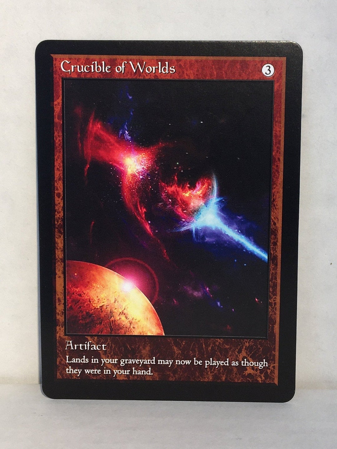 Crucible of Worlds (custom Card Alternate Art) - Etsy Canada