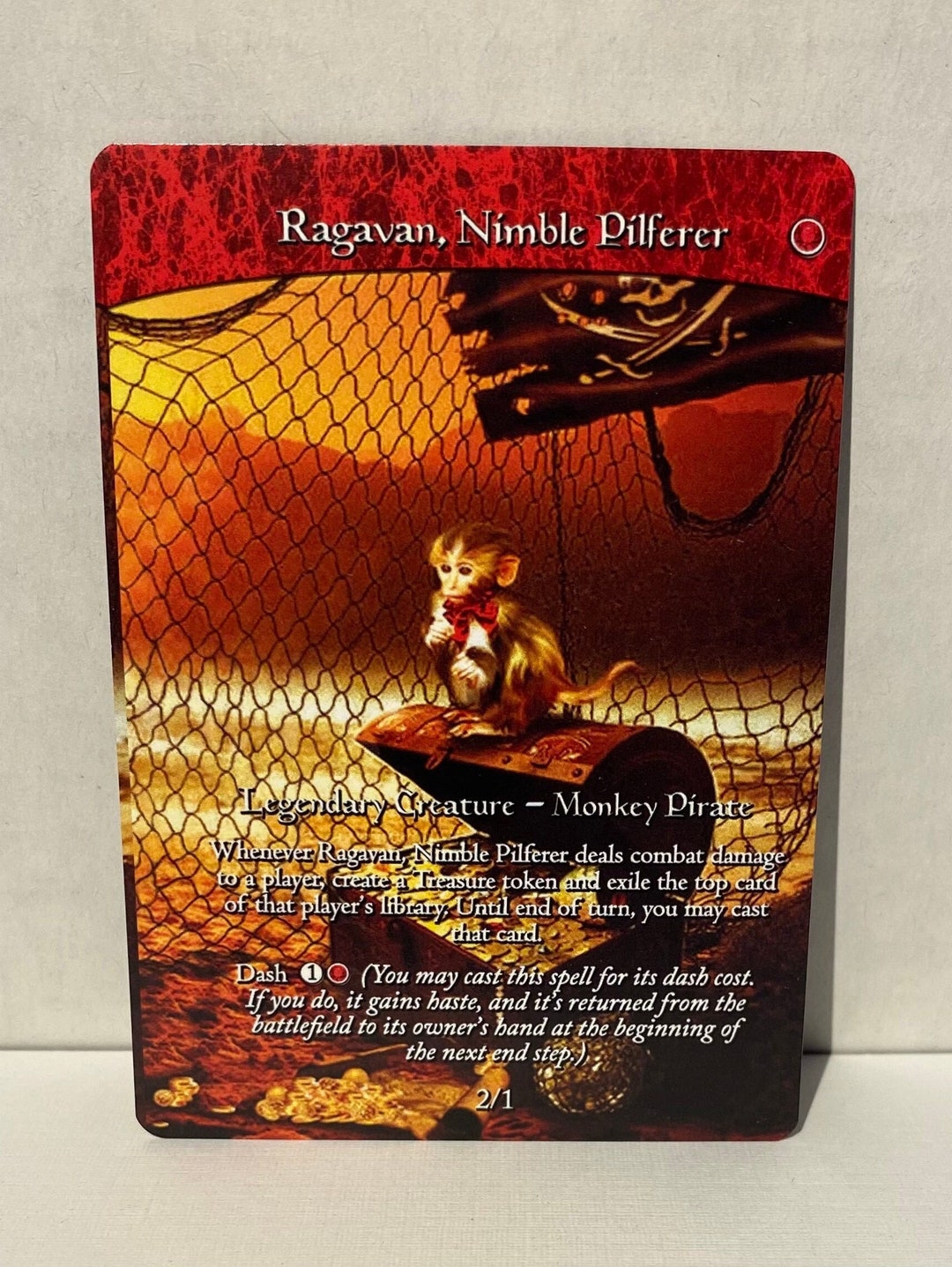 Ragavan Nimble Pilferer custom Card Alternate Full Art - Etsy
