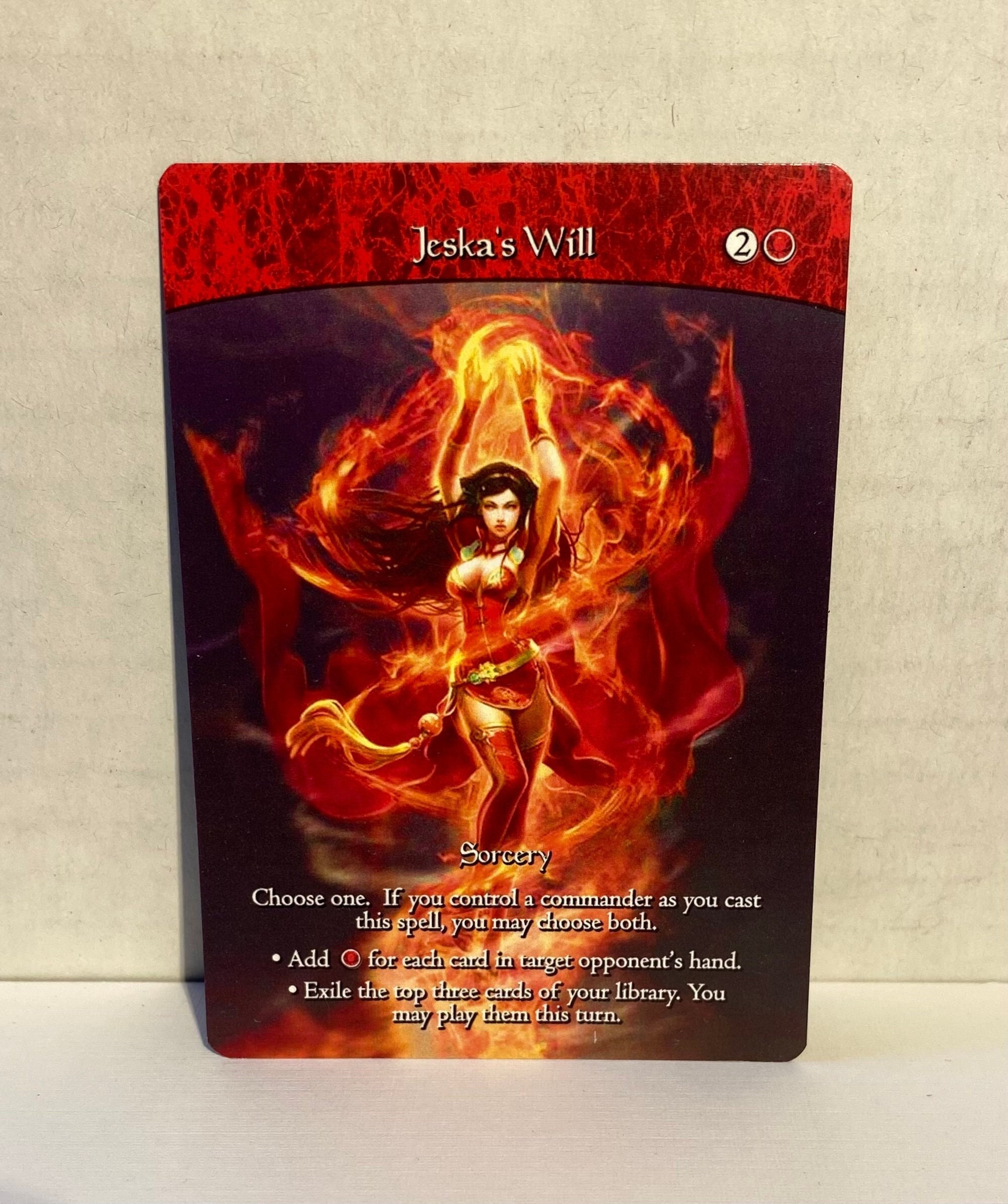 Jeskas Will custom Card Alternate Full Art - Etsy