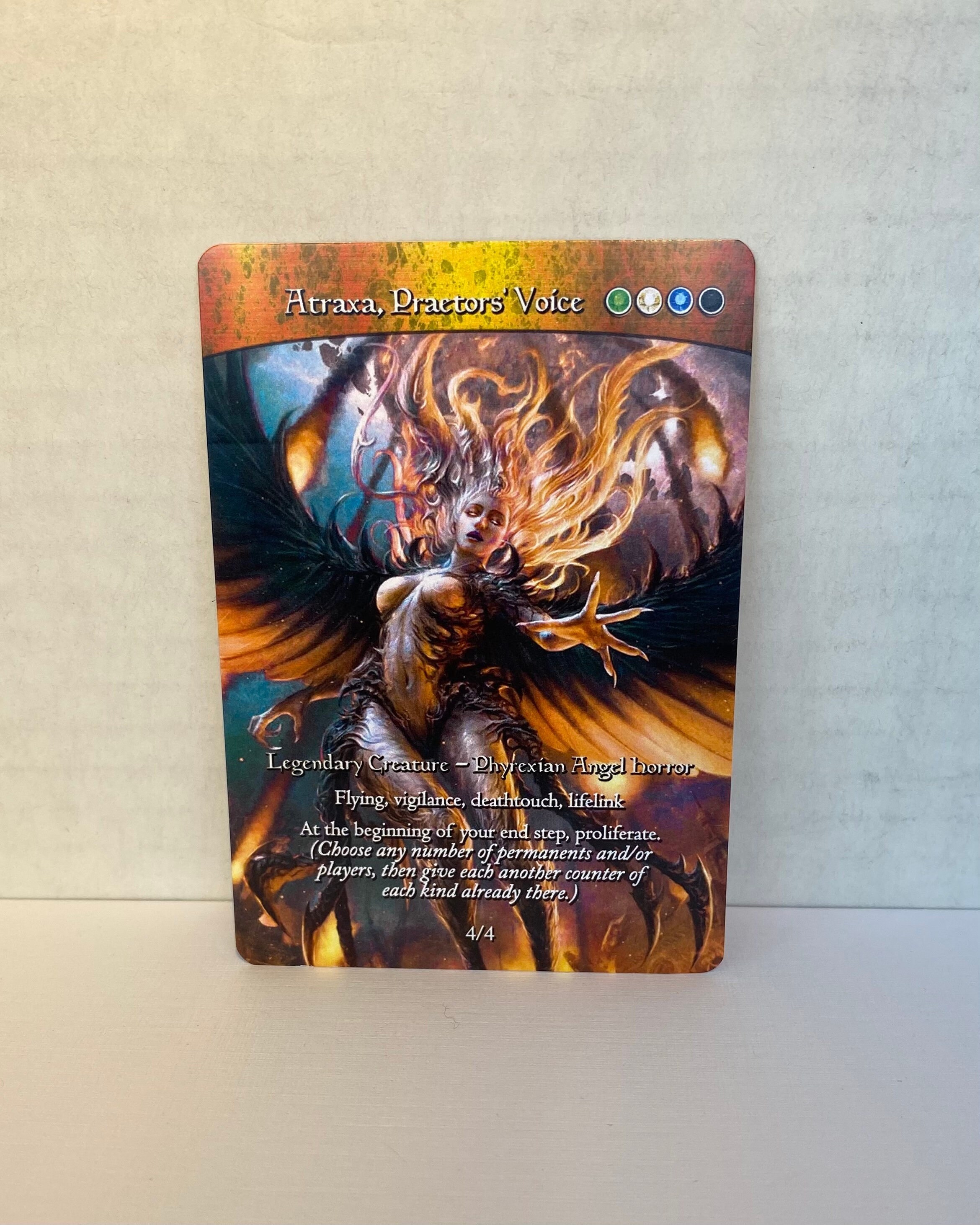 Atraxa Praetors Voice custom Card Alternate Full Art - Etsy