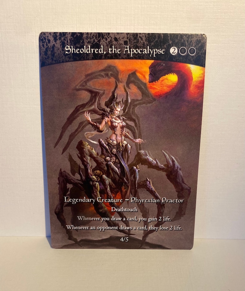 Sheoldred the Apocalypse custom Card Alternate Full Art - Etsy UK
