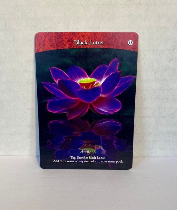 Black Lotus custom Card Alternate Full Art | Etsy
