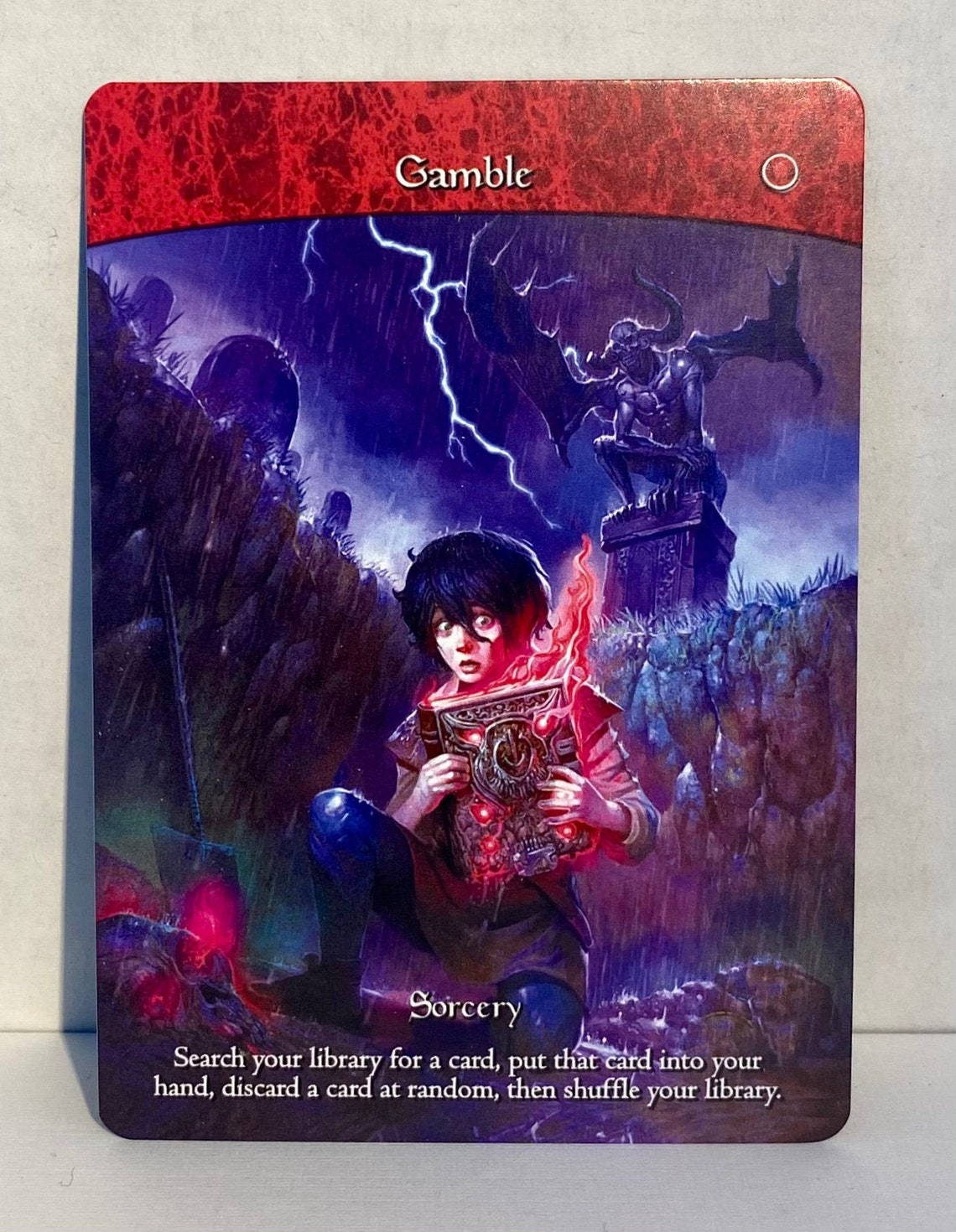 Gamble Custom Card Alternate Full Art | Etsy