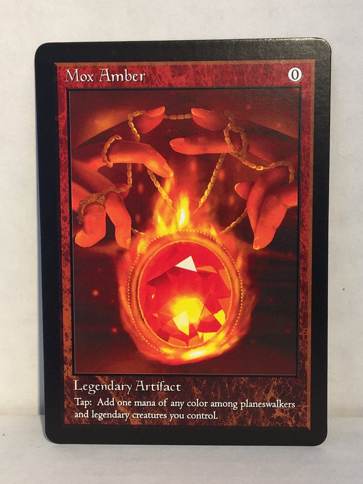 Mox Amber custom Card Alternate Art | Etsy