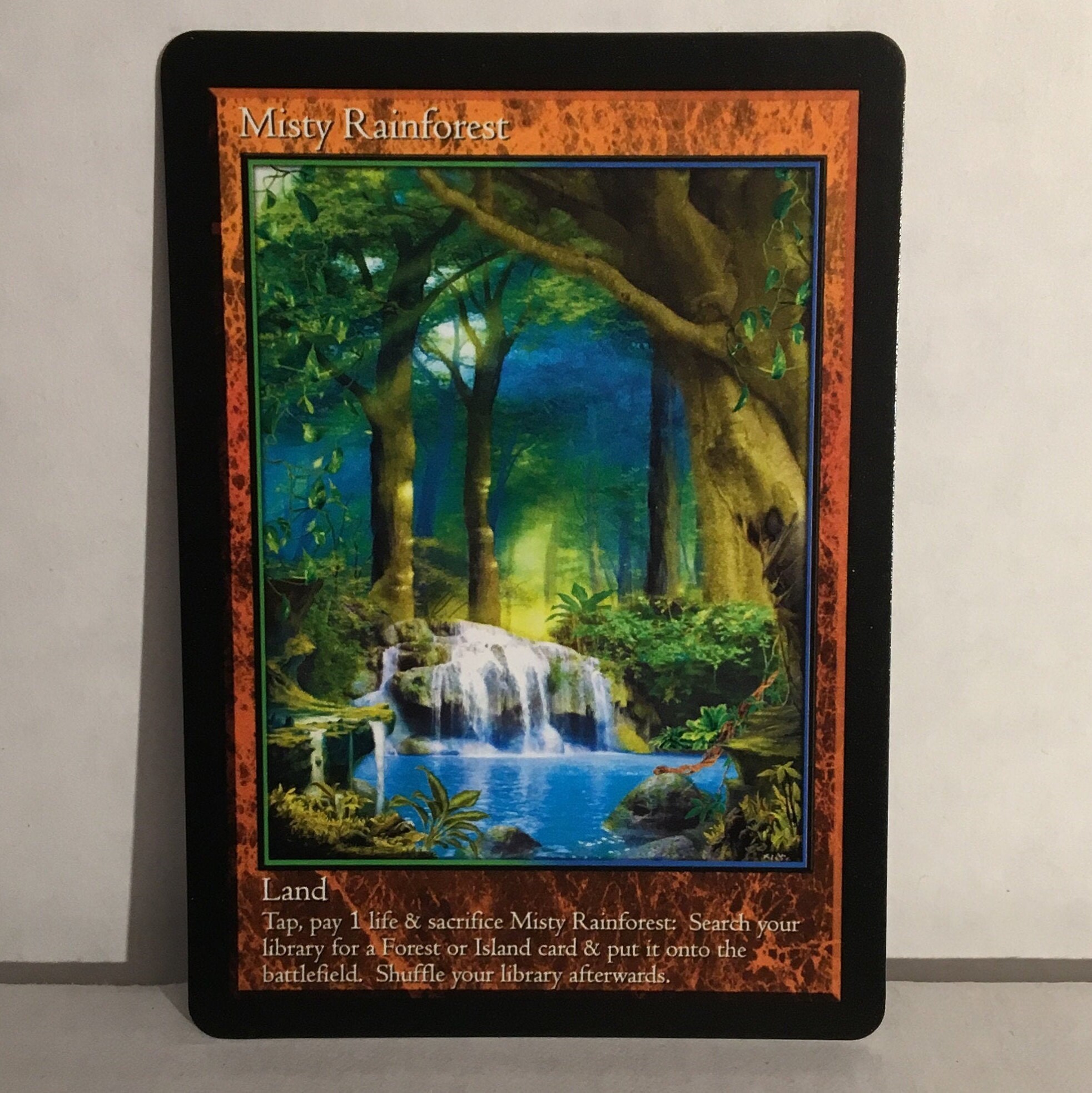 Set of 10 Fetch Lands Custom Cards Alternate Art | Etsy