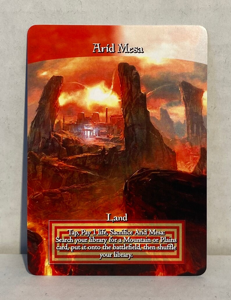 Set of 10 Full Art Fetch Lands Version 2 custom Cards - Etsy UK