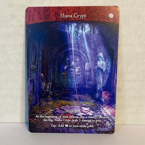 Mana Crypt 6-pack Set (full Art) Custom Cards Altered Art + 2 Bonus Cards - Etsy