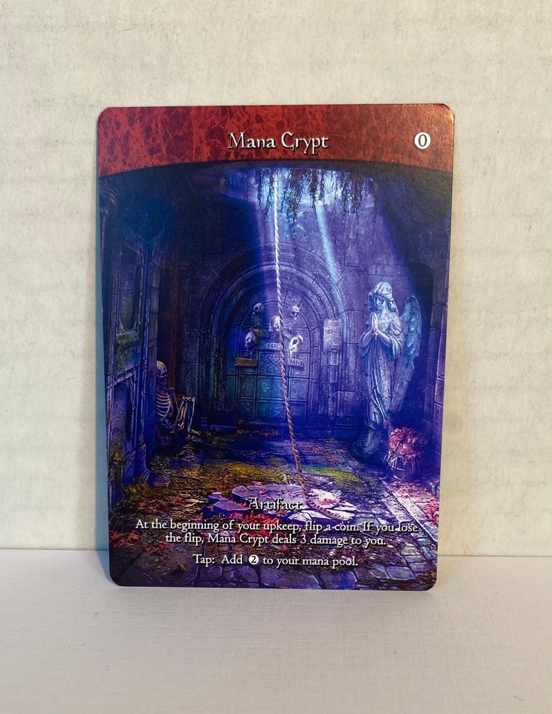 Mana Crypt 6-pack Set full Art Custom Cards Altered Art - Etsy