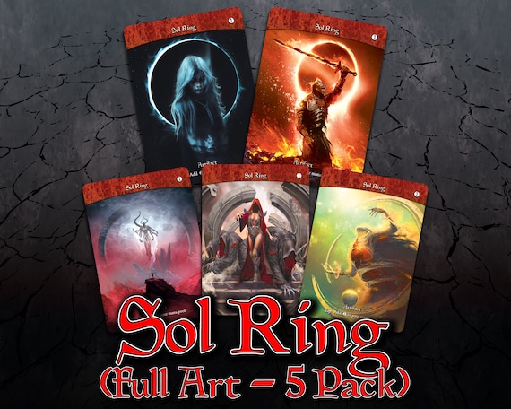 Sol Ring 5-pack Set full Art Custom Cards Altered Art - Etsy