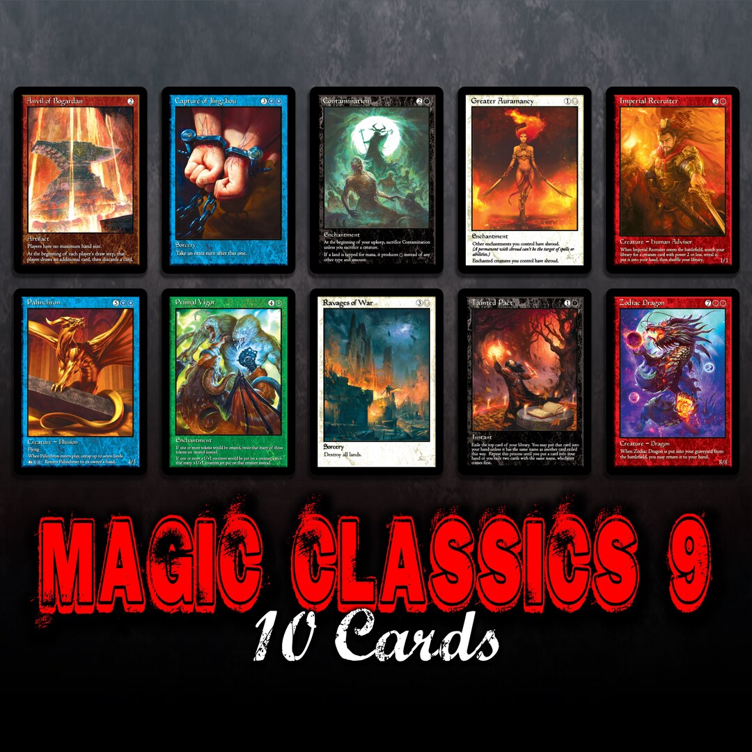 Magic Classics Series #9 Custom Cards Altered Art + 2 Bonus Cards - Etsy