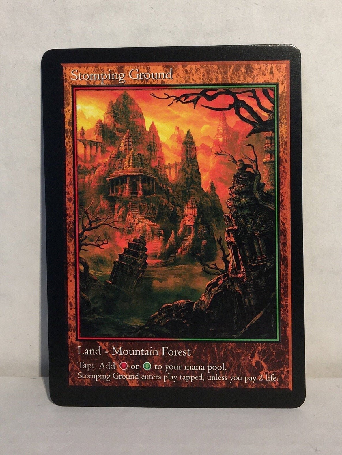 Stomping Ground (custom Card Alternate Art) - Etsy