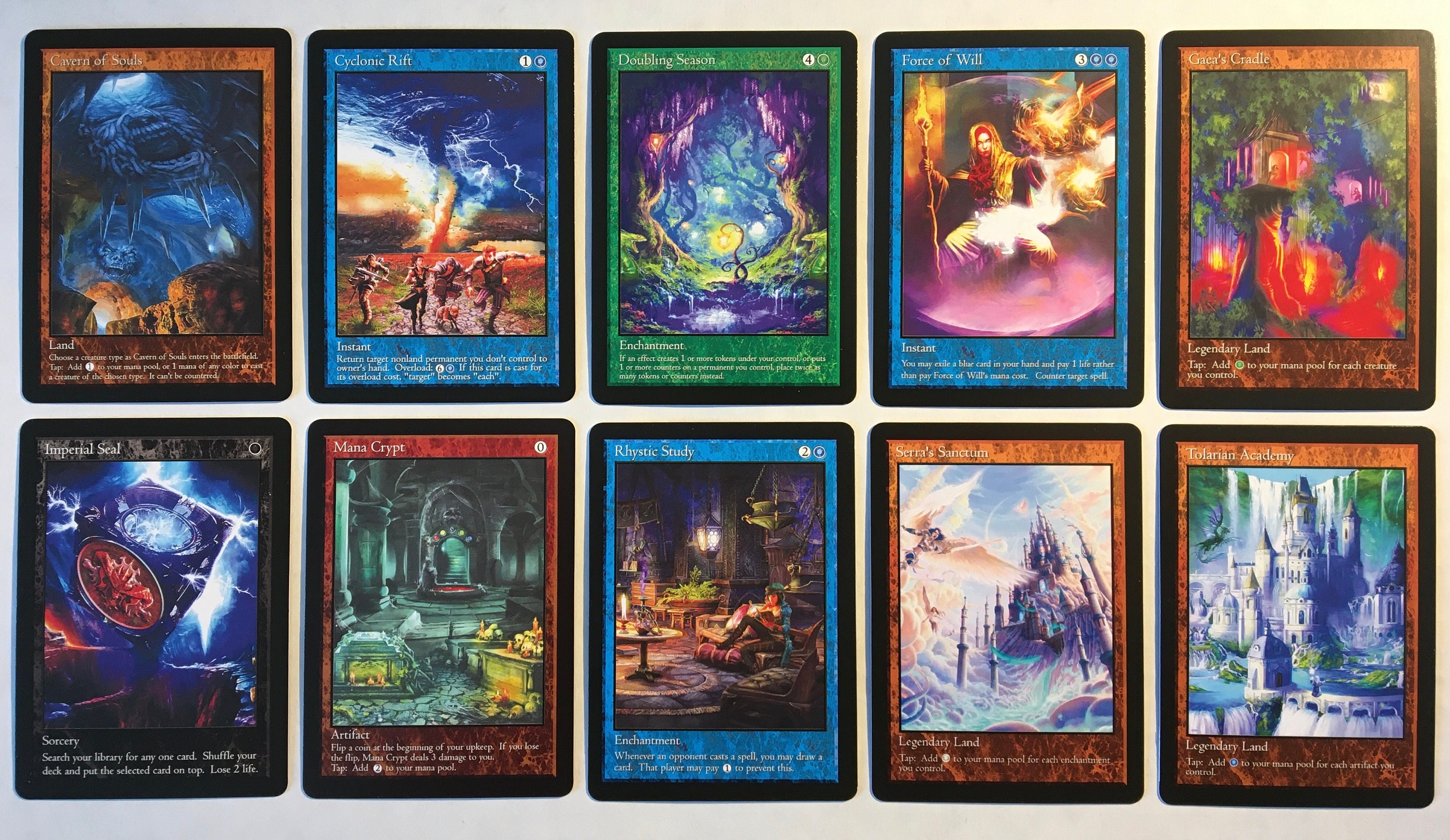 Magic Legends Series 1 4 Full Set Custom Cards Altered Art - Etsy