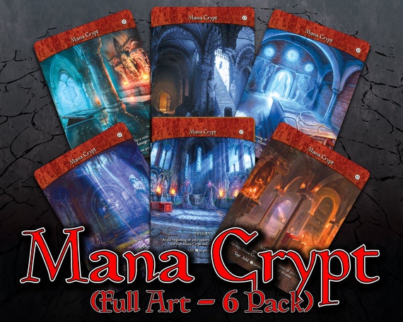 Mana Crypt 6-pack Set full Art Custom Cards Altered Art - Etsy