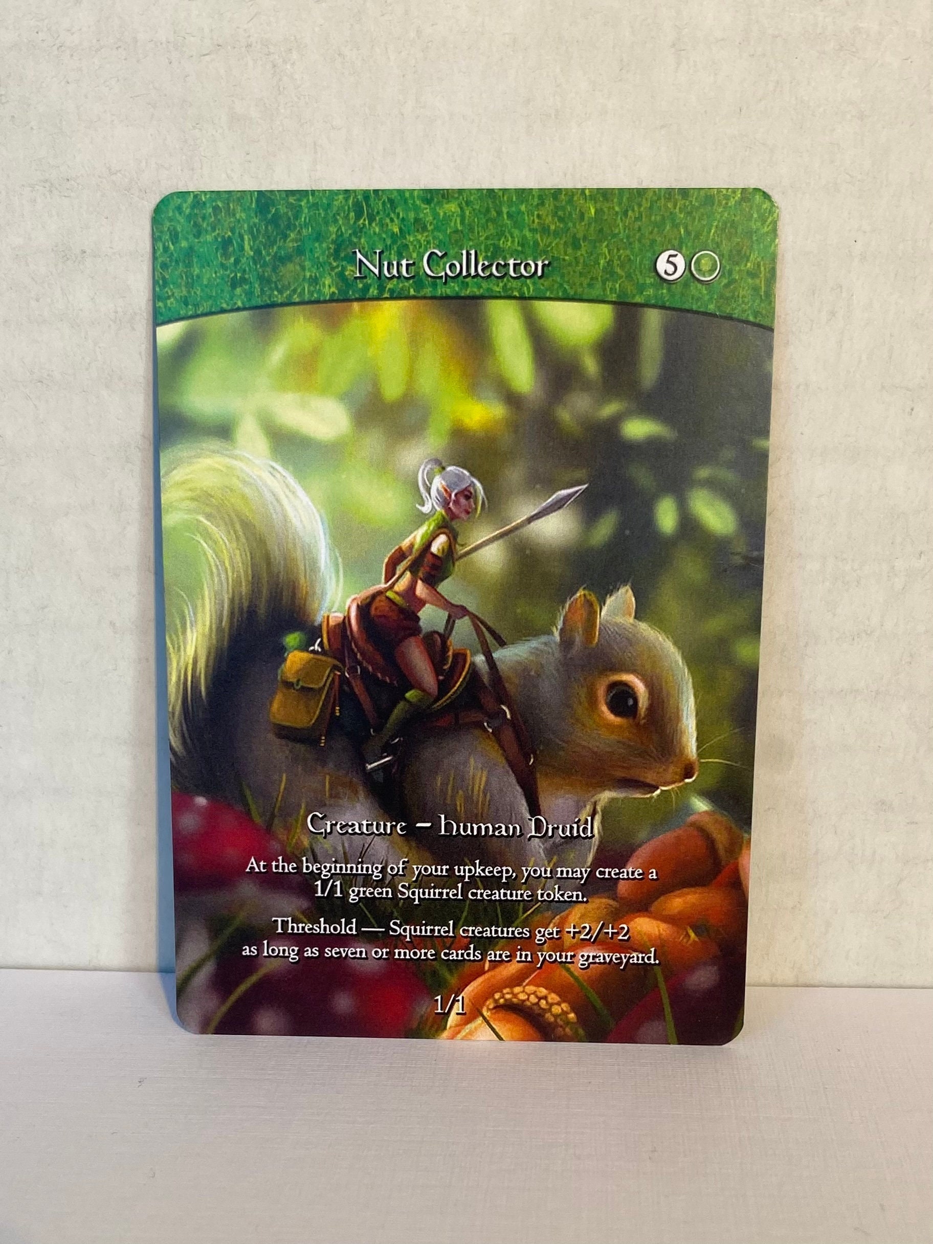 Nut Collector (custom Card Alternate Full Art) - Etsy