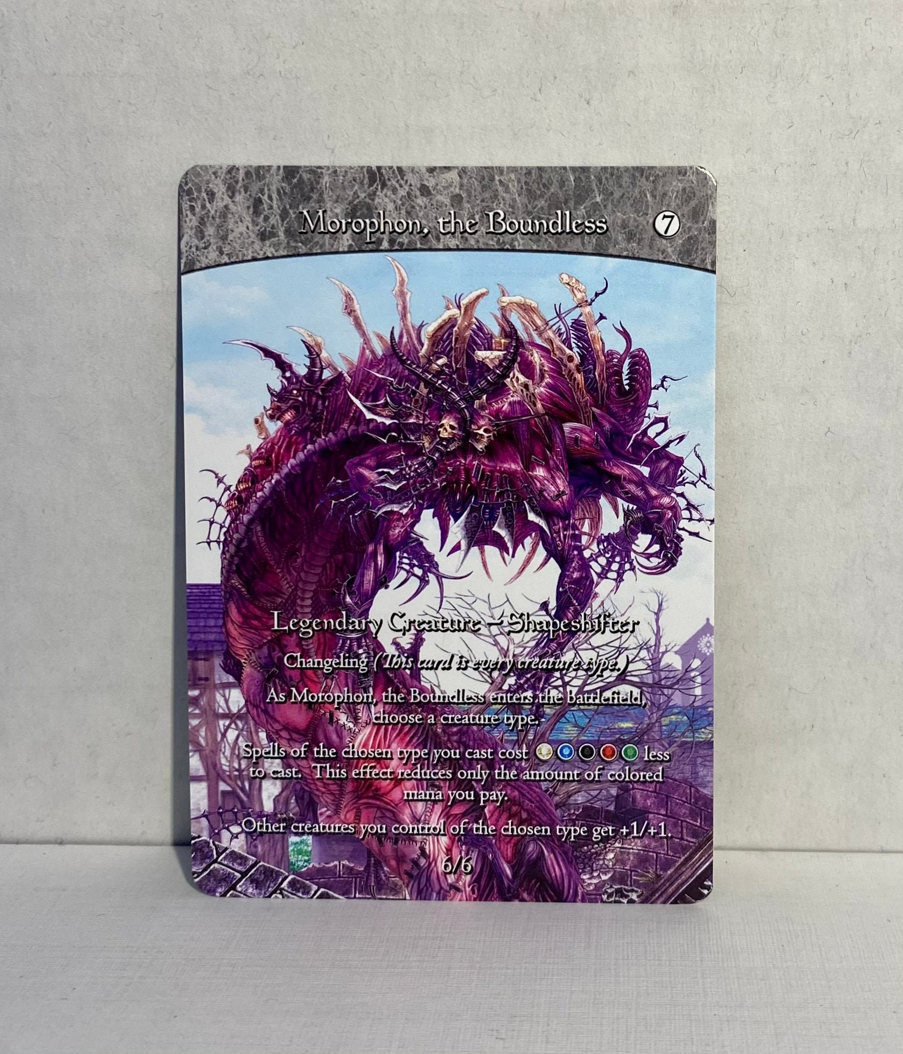 Morophon, the Boundless (custom Card Alternate Full Art) - Etsy