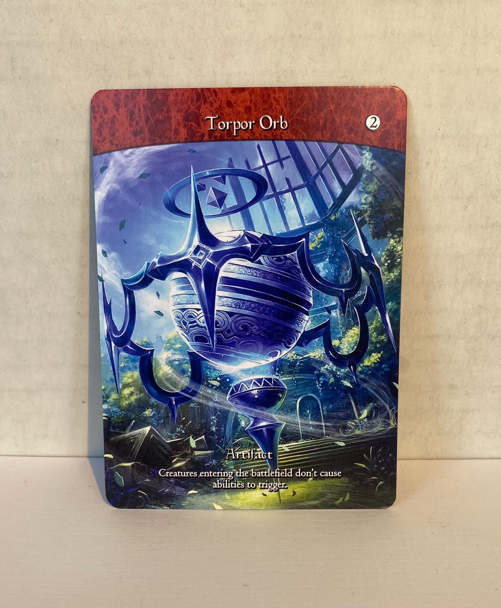 Torpor Orb custom Card Alternate Full Art - Etsy