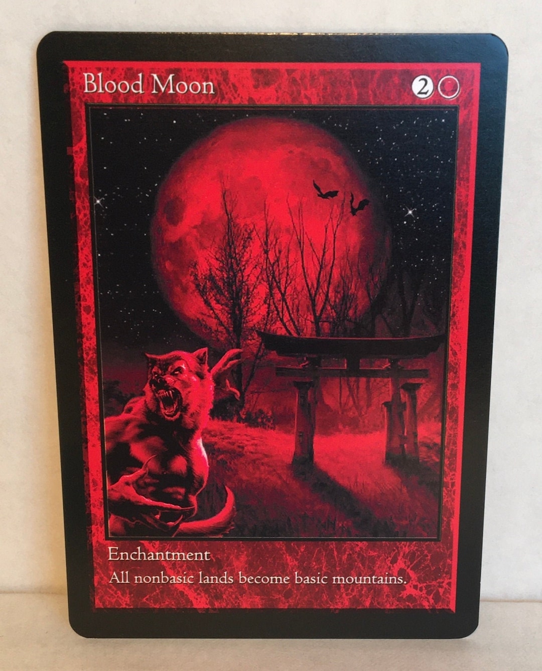 Blood Moon (custom Card Alternate Art) - Etsy