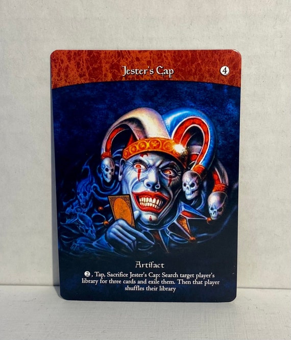 Jesters Cap custom Card Alternate Full Art | Etsy