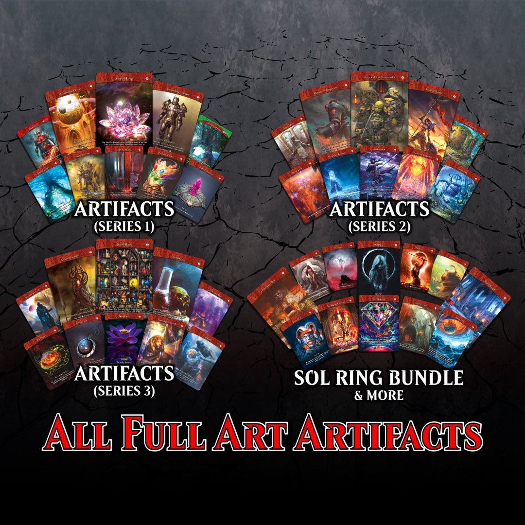 ARTIFACT BUNDLE (alternate Full Art) 52 Cards - Etsy