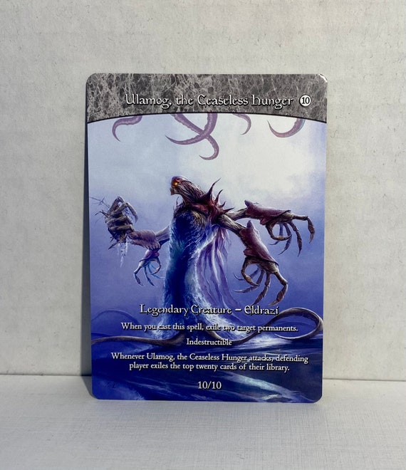 Ulamog the Ceaseless Hunger custom Card Alternate Full Art - Etsy