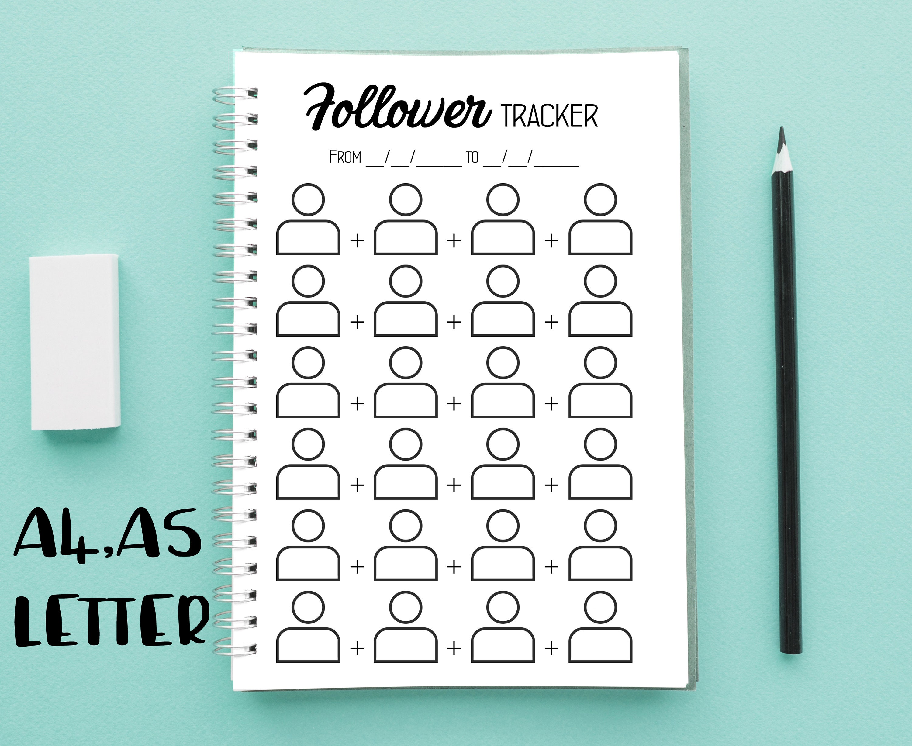 Social media tracker follower tracker instagram tracker | Etsy Social media tracker follower tracker instagram tracker | Etsy