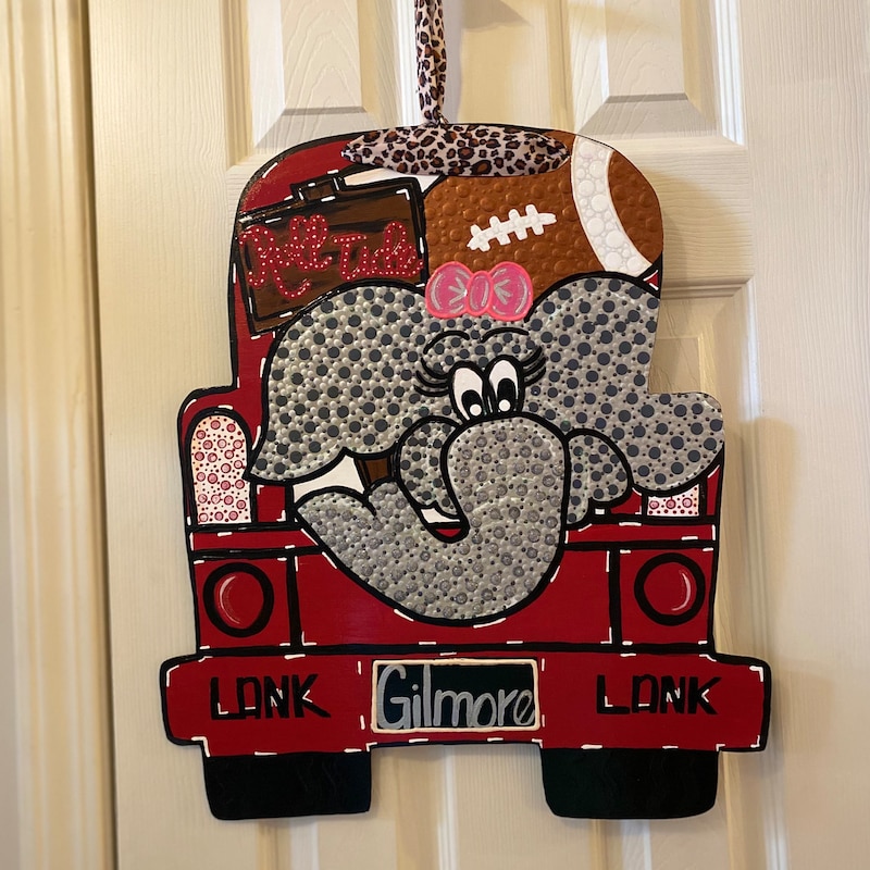Elephant Door Hanger - Etsy