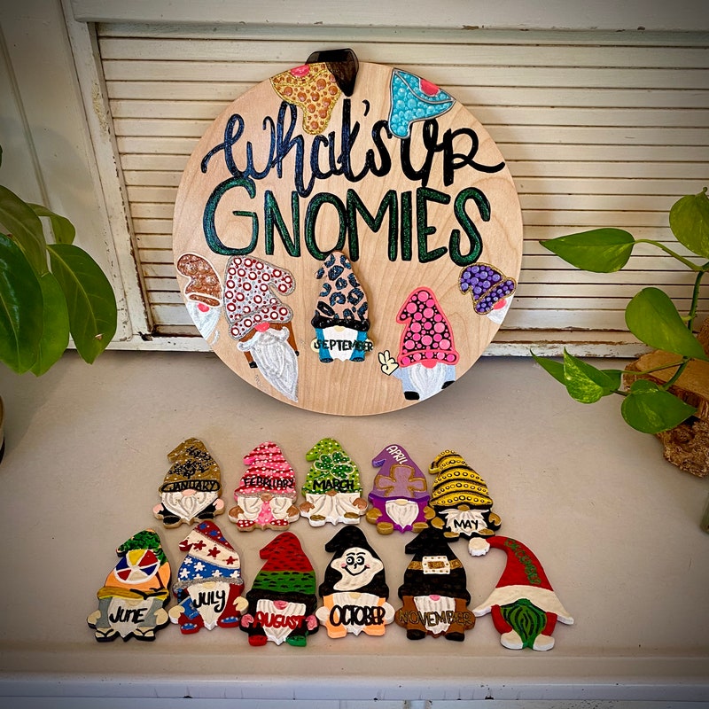 Gnome Sign - Etsy