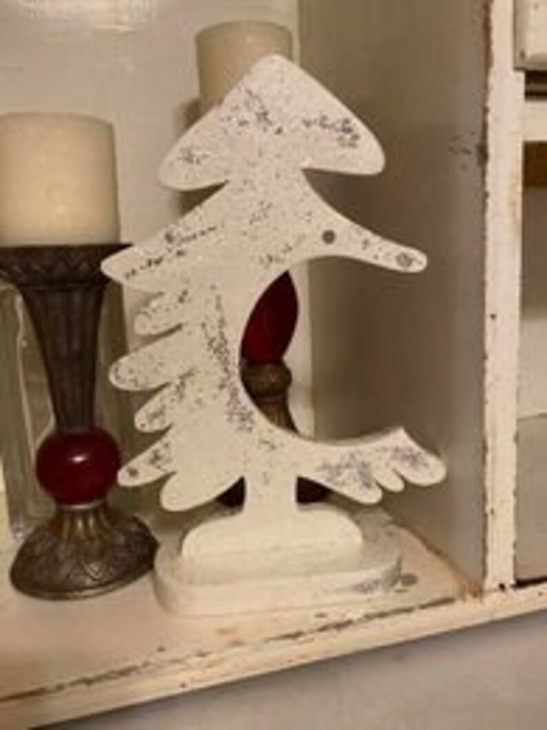 Wooden Ornament Tree Tabletop Ornament Holder Ornament Display Tree ...
