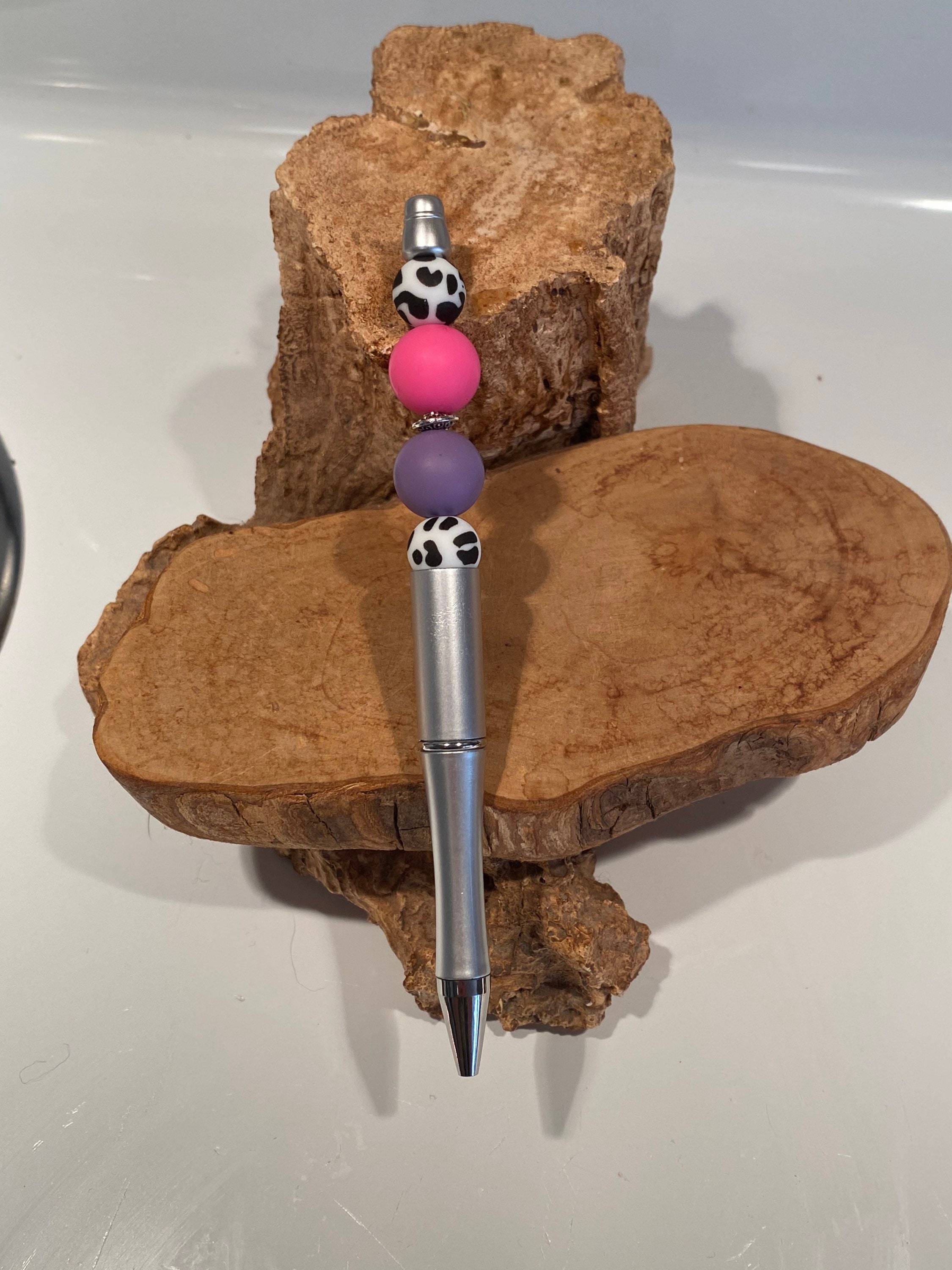 Beaded Pens/ Fidget Pens/ ADHD Pens/ Silicone Bead Pens/ Focus - Etsy