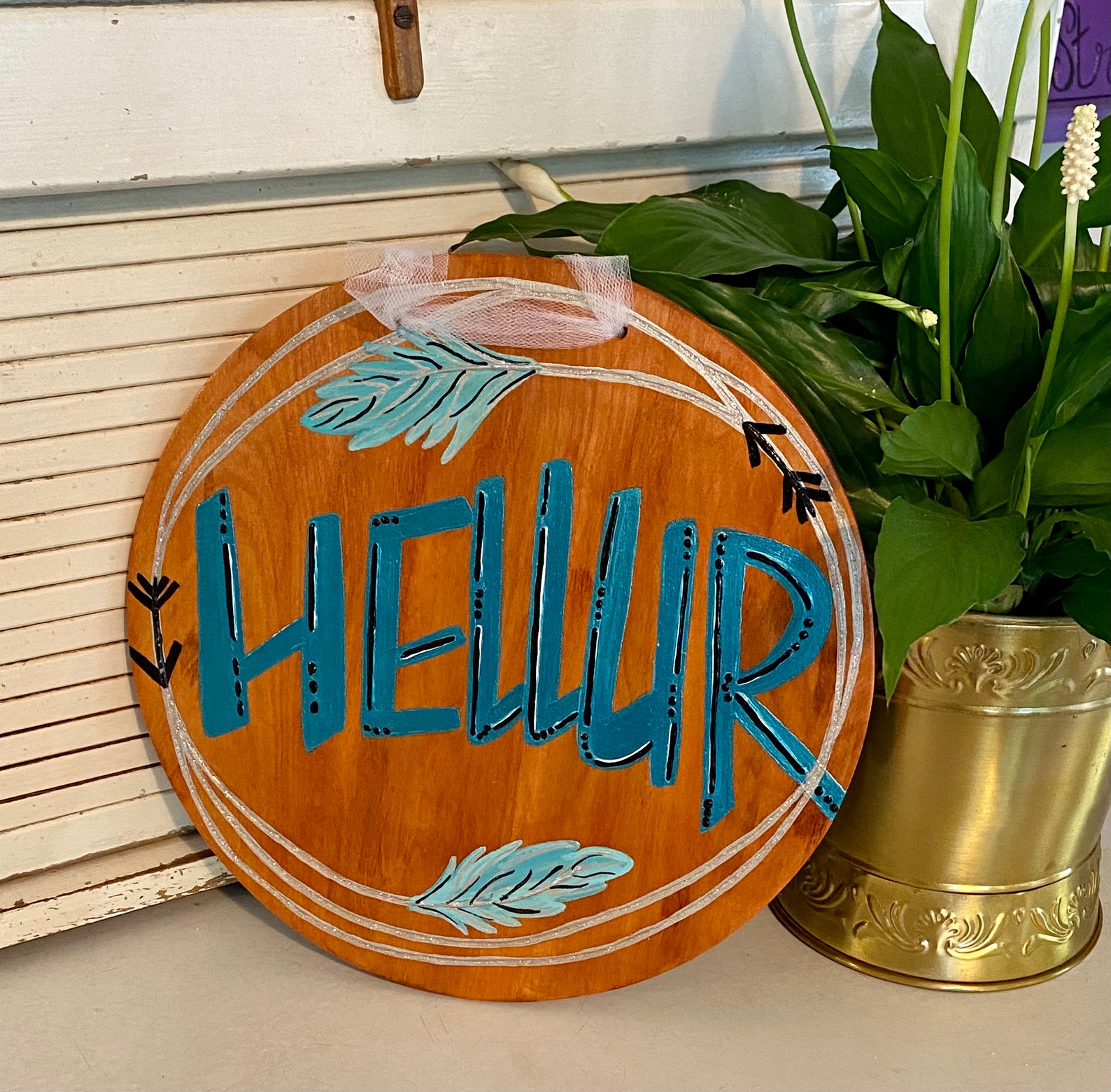 Hellur Door Hanger/ Hellur Welcome Sign/ Madea Inspired/ Funny - Etsy