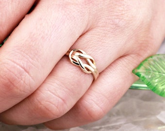 Gold Infinity Ring - Etsy
