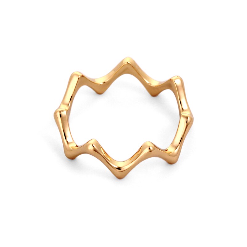 Zig Zag Ring - Etsy