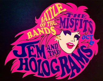 Jem and the Holograms Svg | Etsy