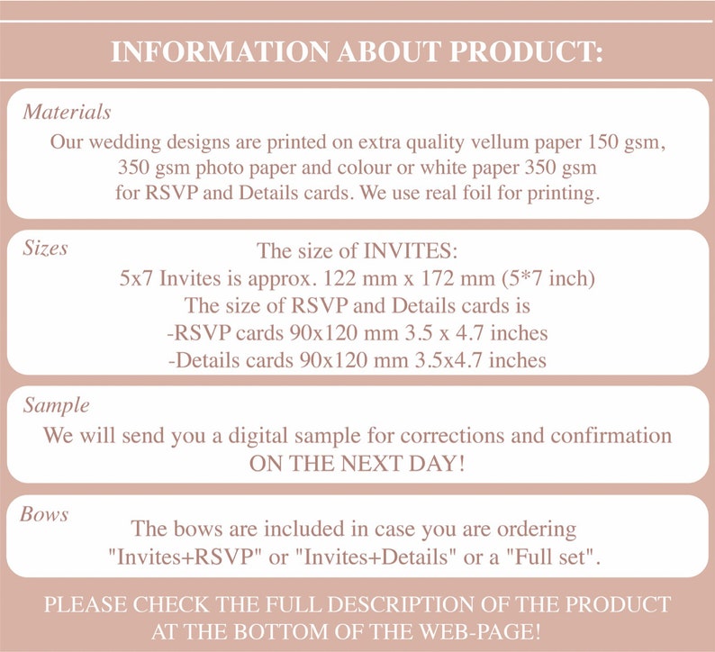 5x7 Photo Vellum Wedding Invitations Kit. Rose Gold Silver Foil - Etsy
