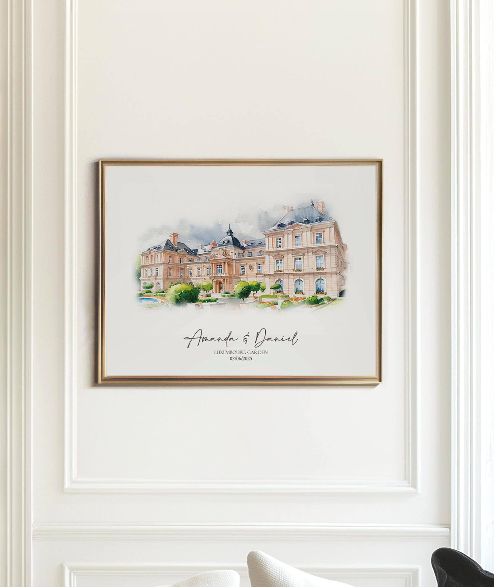 1st Anniversary Gift, Venue Portrait, Venue Drawing, Portrait From ...
