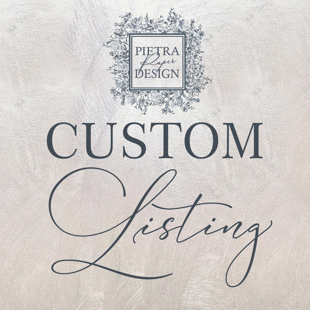 Custom Listing for Marise - Etsy UK