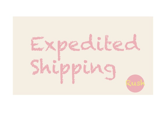 Expedited Shipping for orders | Etsy