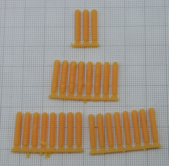24 Opaque Orange Energy Rods Resin Bits for Use With - Etsy